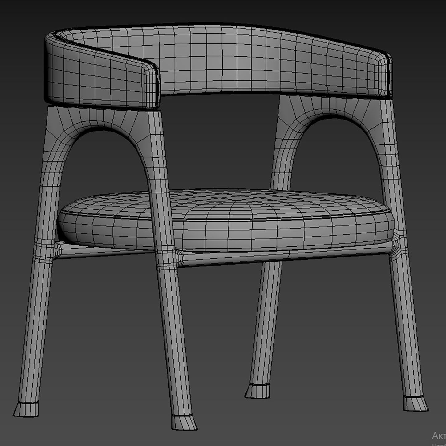 Baxter Corinne Chair 3D model | CGTrader