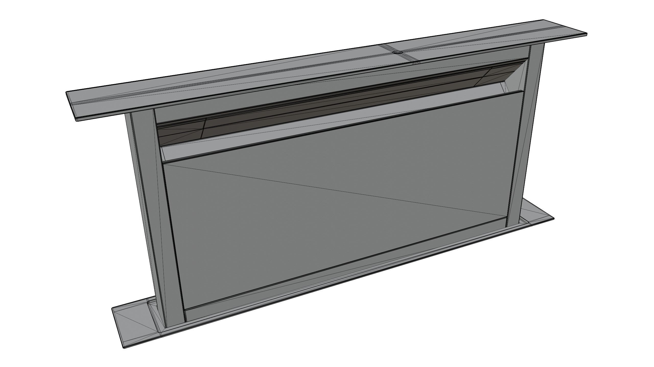 3D model Miele DA 6890 downdraft hood - Photorealistic VR / AR / low ...