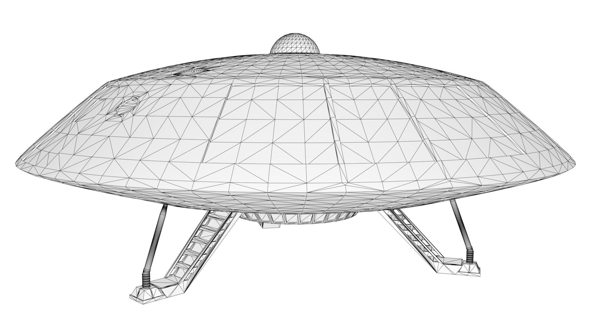 Jupiter 2 spaceship 3D model | CGTrader