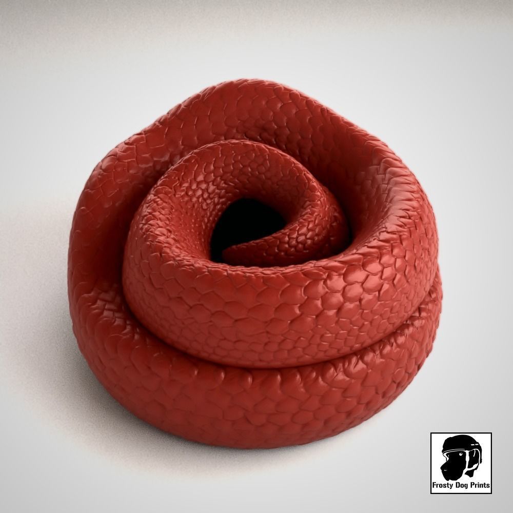 Friendly Snake - STL File 3D model 3D printable | CGTrader
