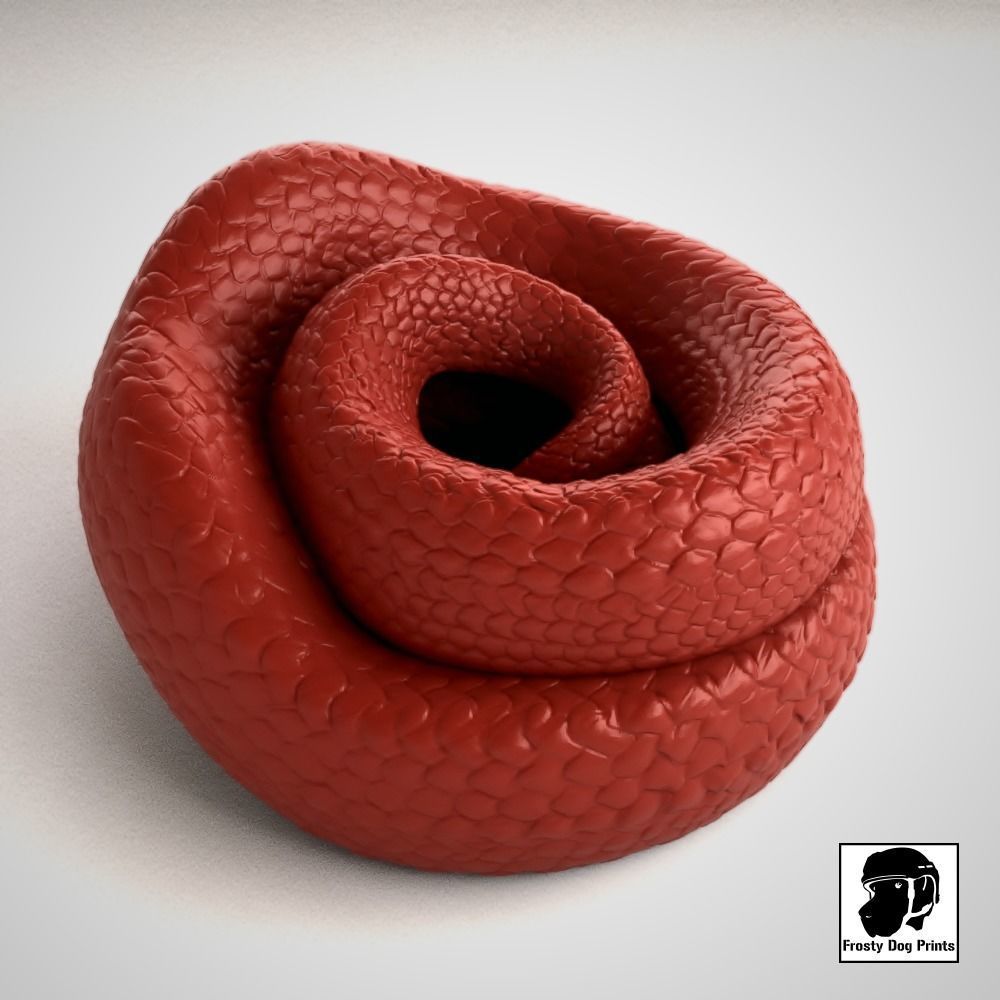 Friendly Snake - STL File 3D model 3D printable | CGTrader