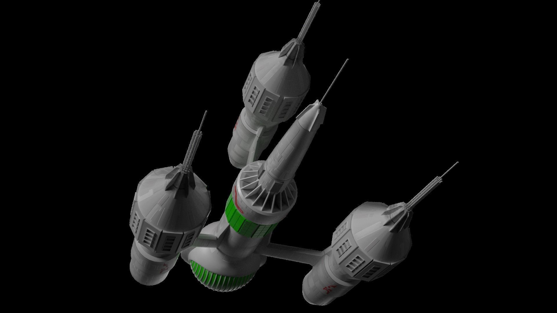 Liberator spaceship 3D model | CGTrader