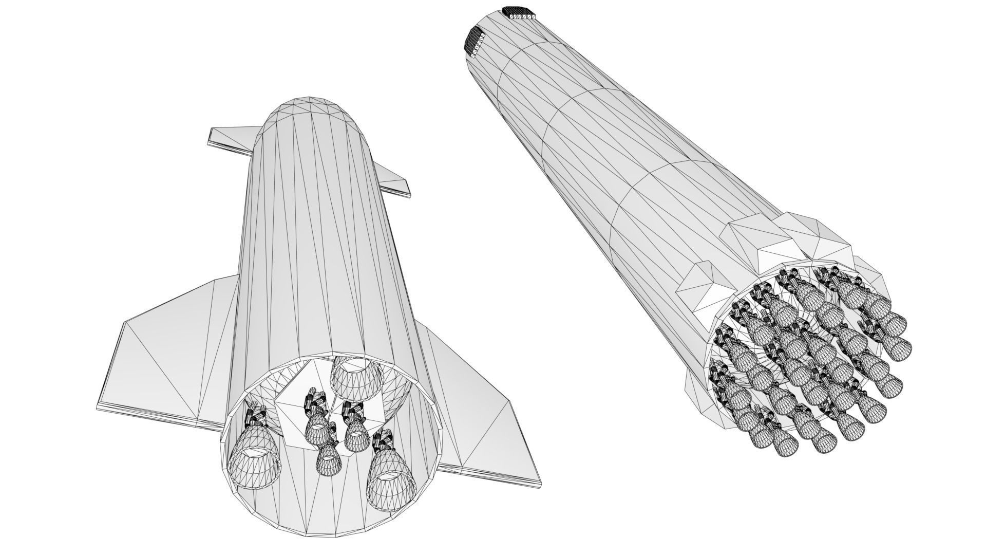 Starship Superheavy Rocket 3D model | CGTrader
