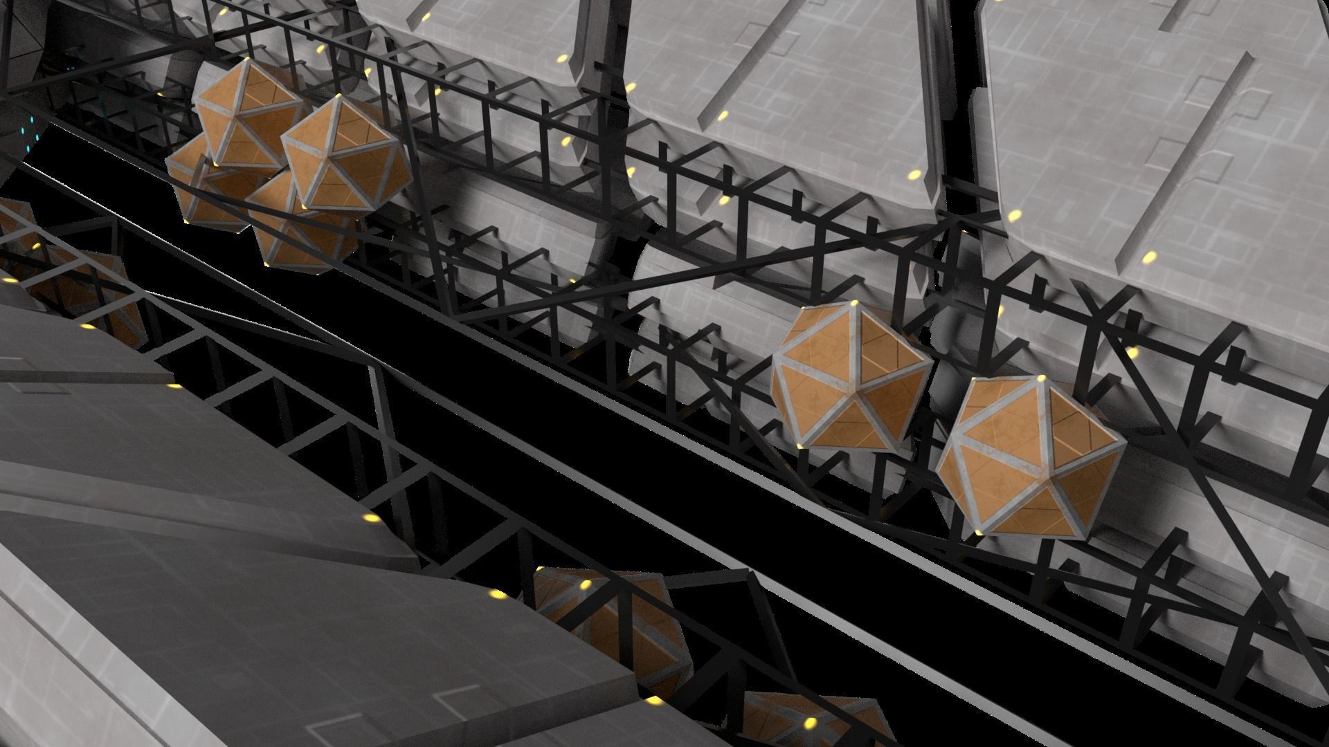 USCSS Covenant spaceship 3D model | CGTrader