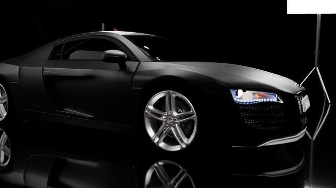 AUDI R8 3D model animated | CGTrader