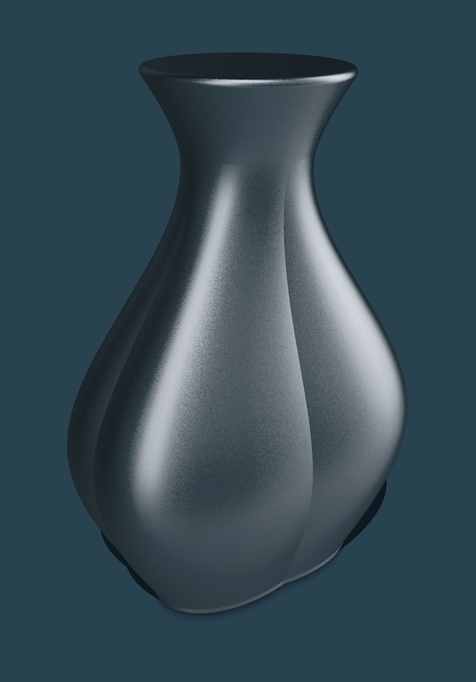 Vase Oval 3D model 3D printable | CGTrader
