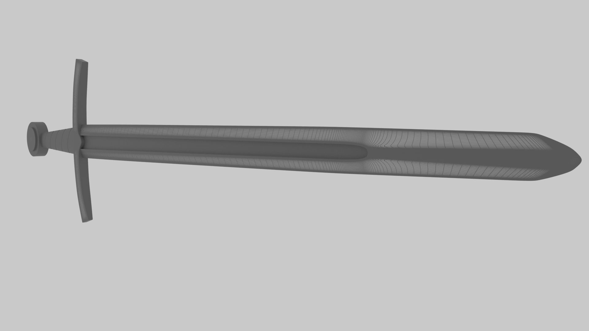 Medieval sword 3D model | CGTrader