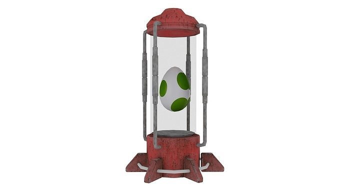 3D model Incubator robot with ball in it VR / AR / low-poly | CGTrader