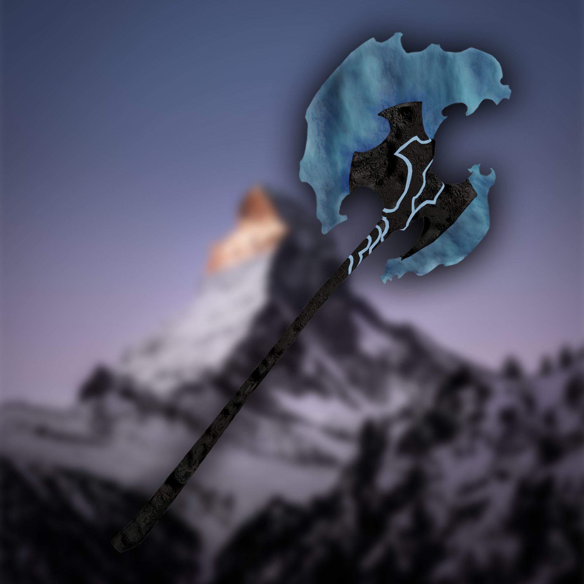 3D model Axe-Solo Leveling VR / AR / low-poly | CGTrader