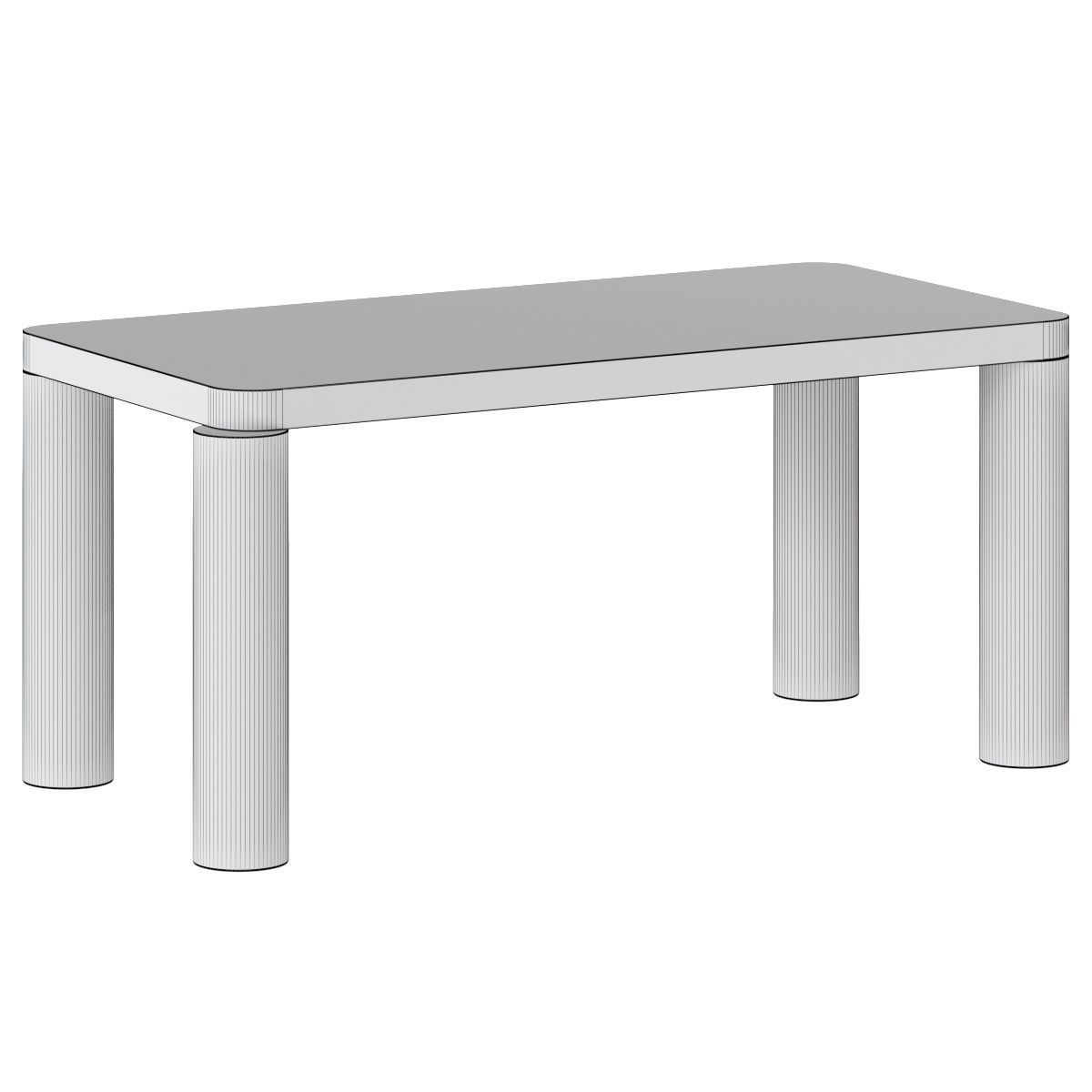 Offset Natural Resident Table 3D model | CGTrader