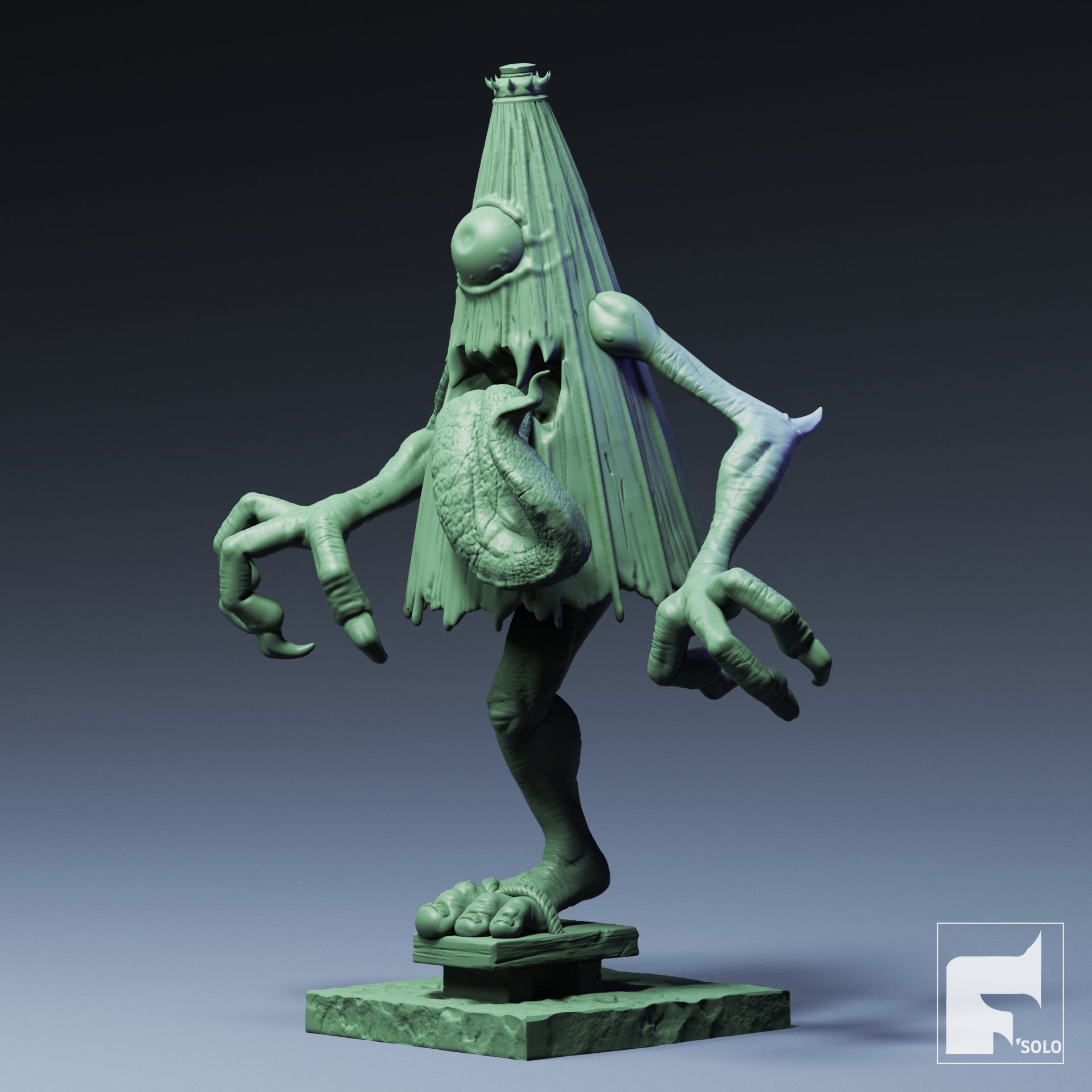 Tsukumogami Yokai 01 free 3D model 3D printable | CGTrader