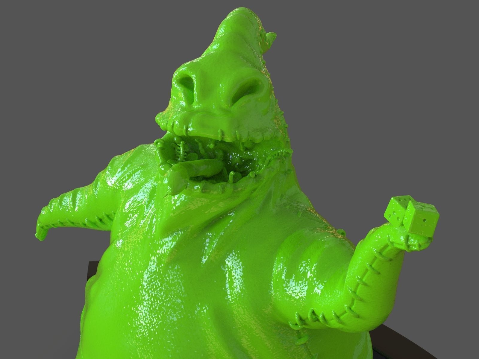 Oogie boogie sculpture 3D model 3D printable | CGTrader
