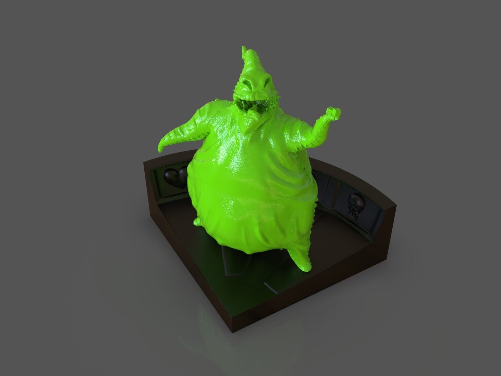 Oogie boogie sculpture 3D model 3D printable | CGTrader