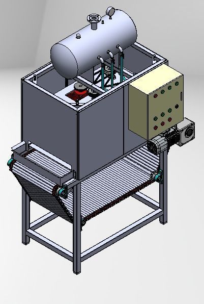 conveyor air flow for industry 3D model | CGTrader