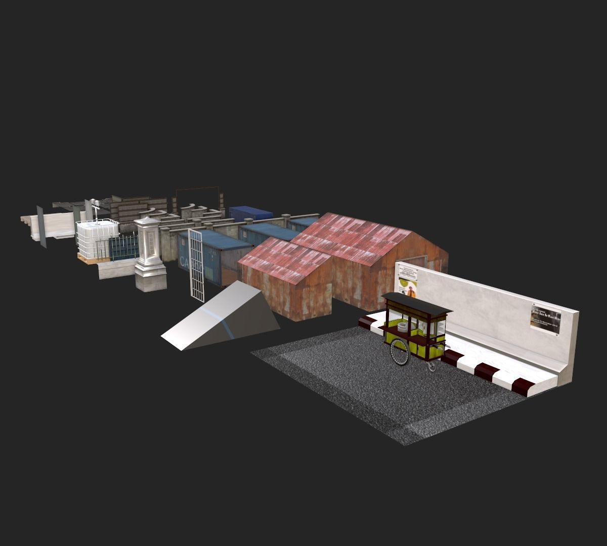 Eagle Eye View Map Bundle 3D model | CGTrader