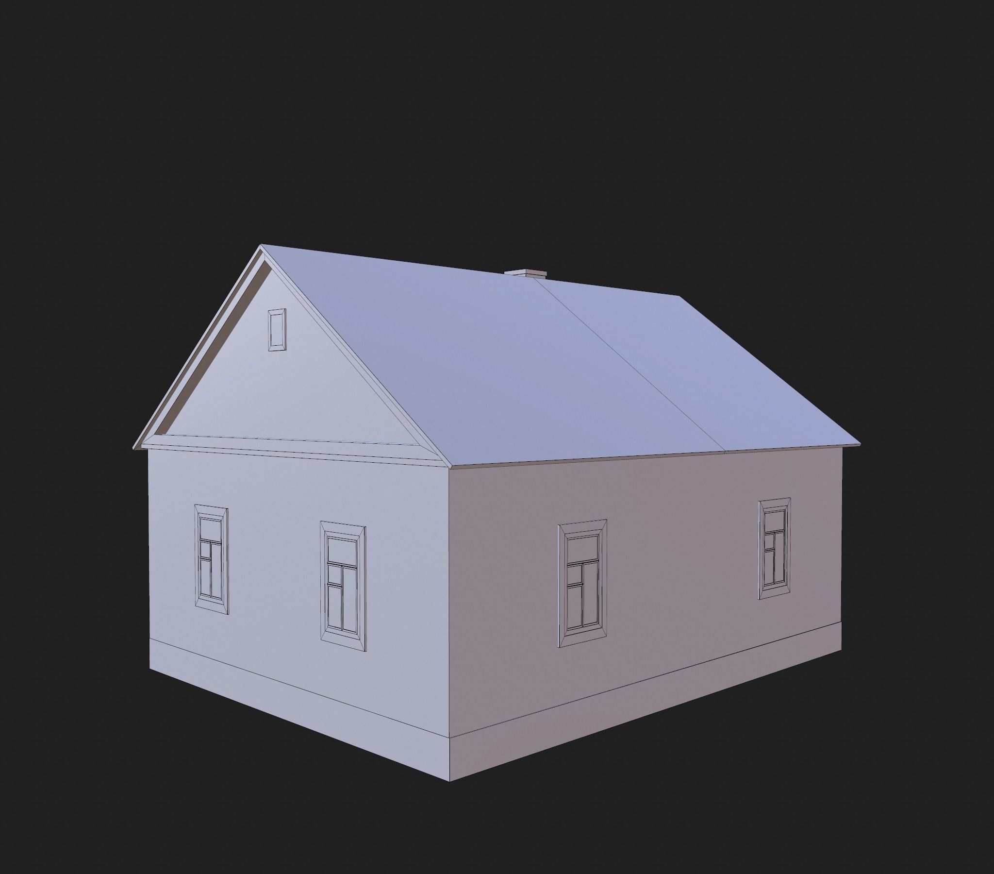 Village building II 3D model | CGTrader