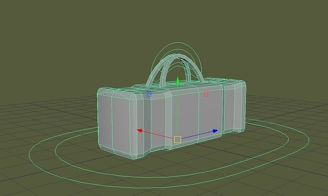 Maya Bag Rig for animation free VR / AR / low-poly 3D model rigged ...