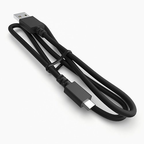 Micro USB Cable 3D model | CGTrader