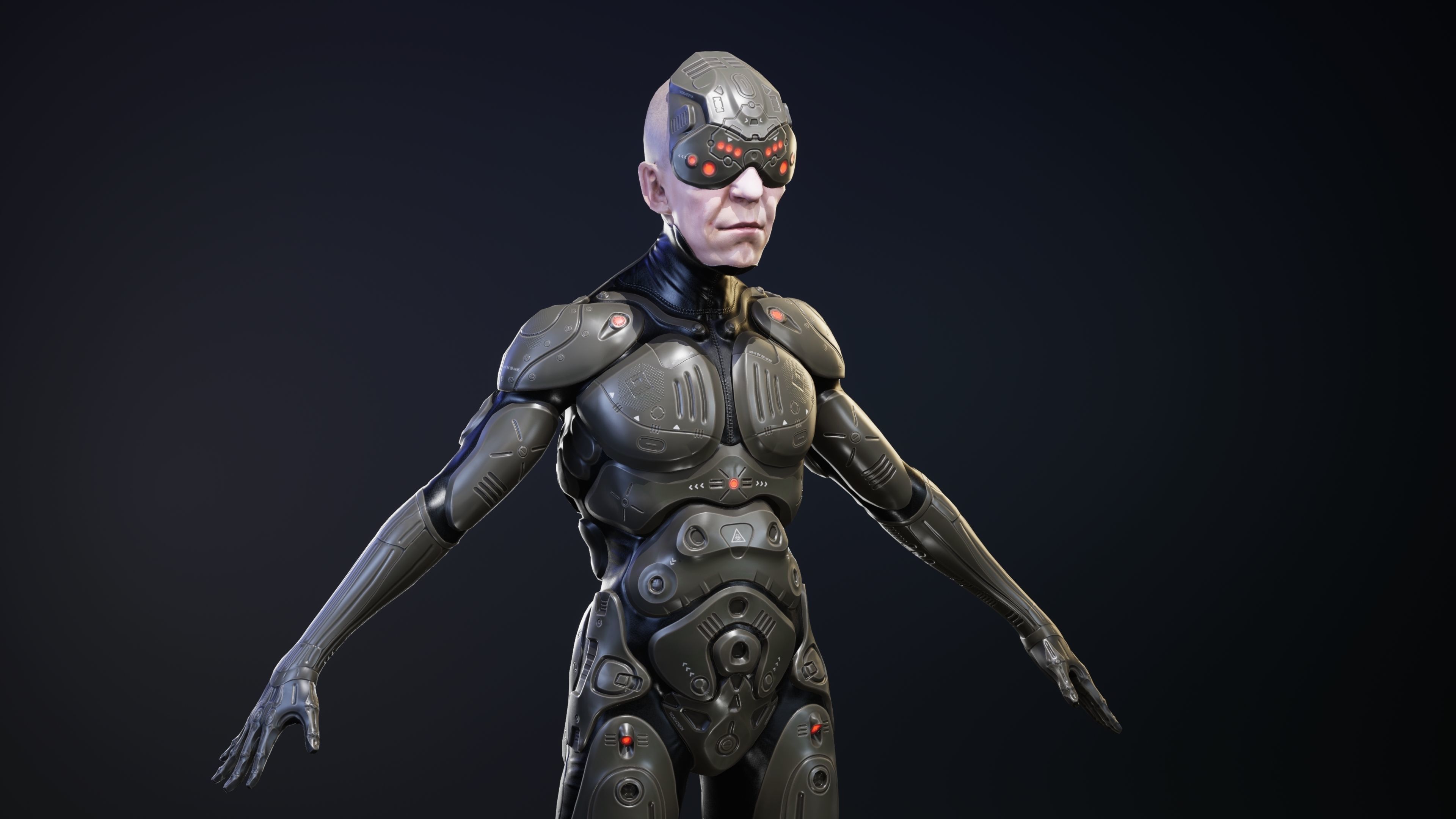 3D model Sci-Fi Robot-M5 VR / AR / low-poly | CGTrader