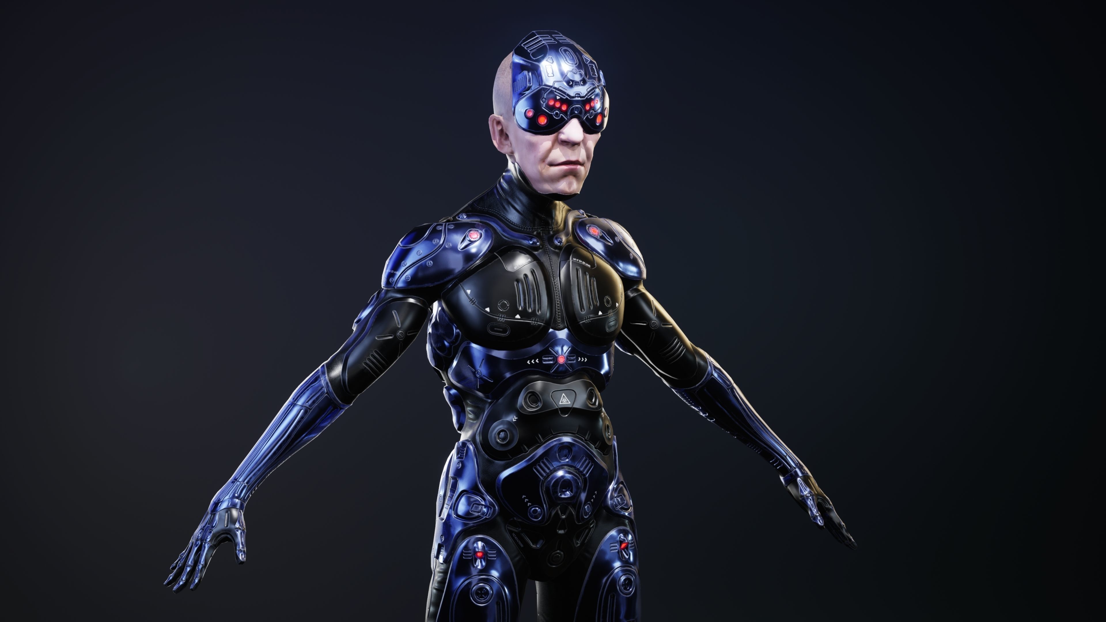 3D model Sci-Fi Robot-M5 VR / AR / low-poly | CGTrader