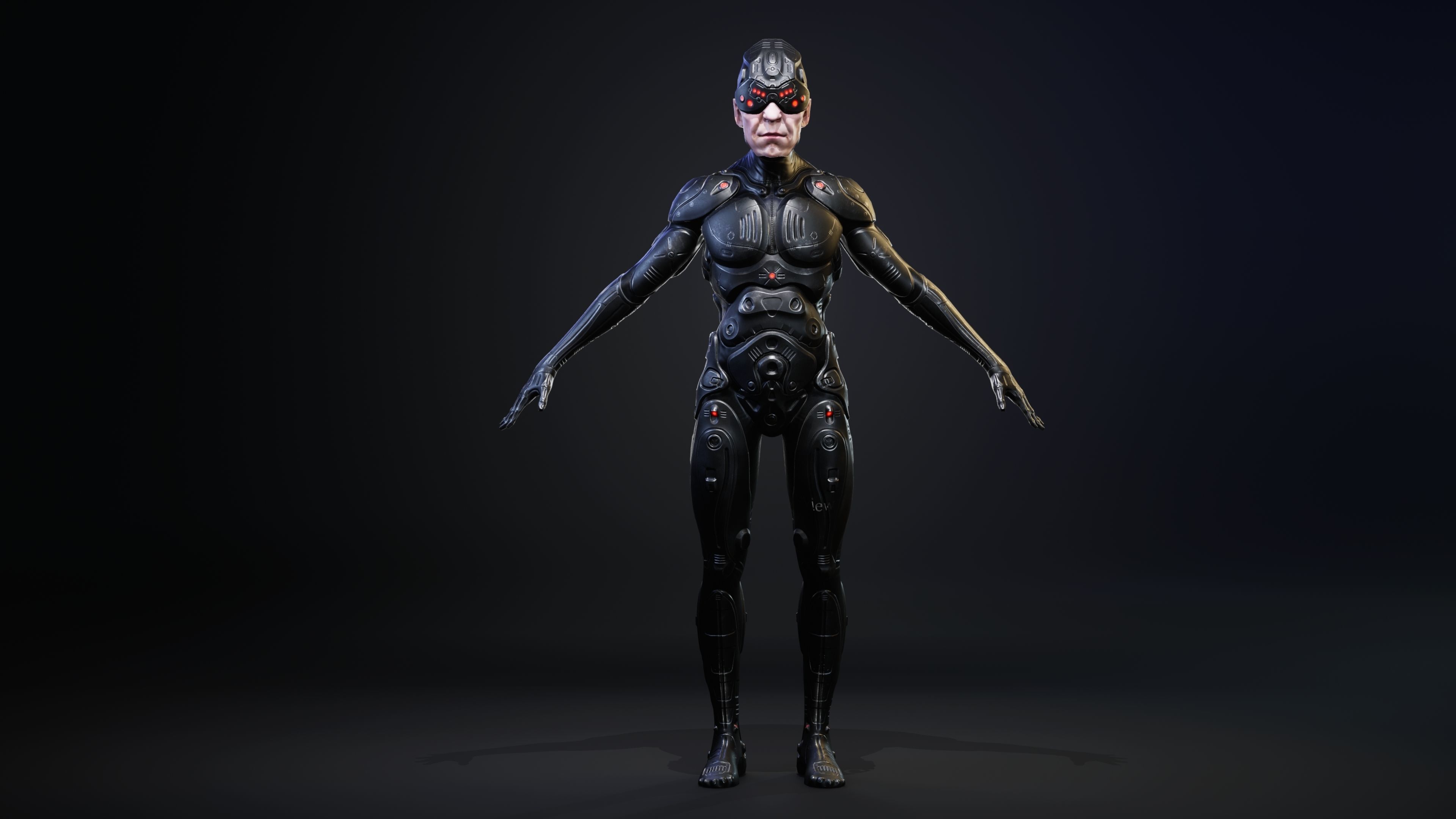 3D model Sci-Fi Robot-M5 VR / AR / low-poly | CGTrader