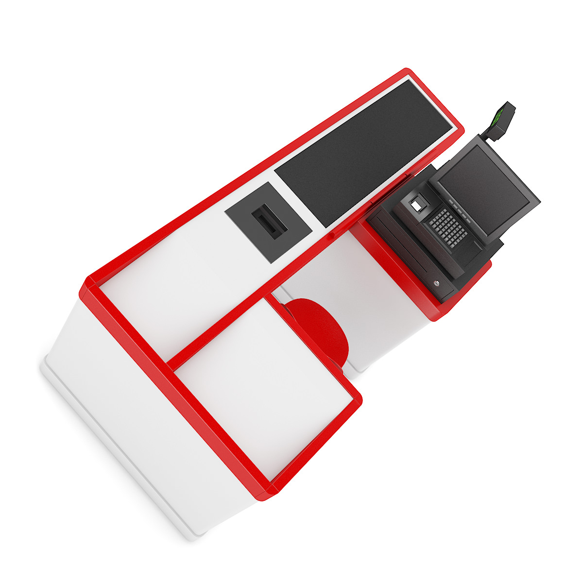 Cash Desk 3D model | CGTrader