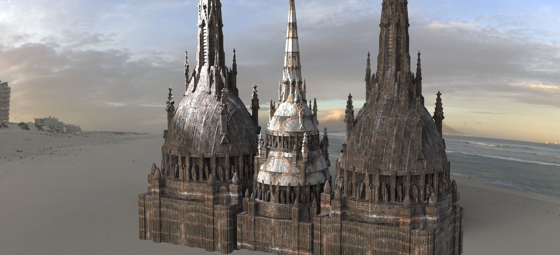 Barbarian Twin Towers 2 designs 3D model | CGTrader