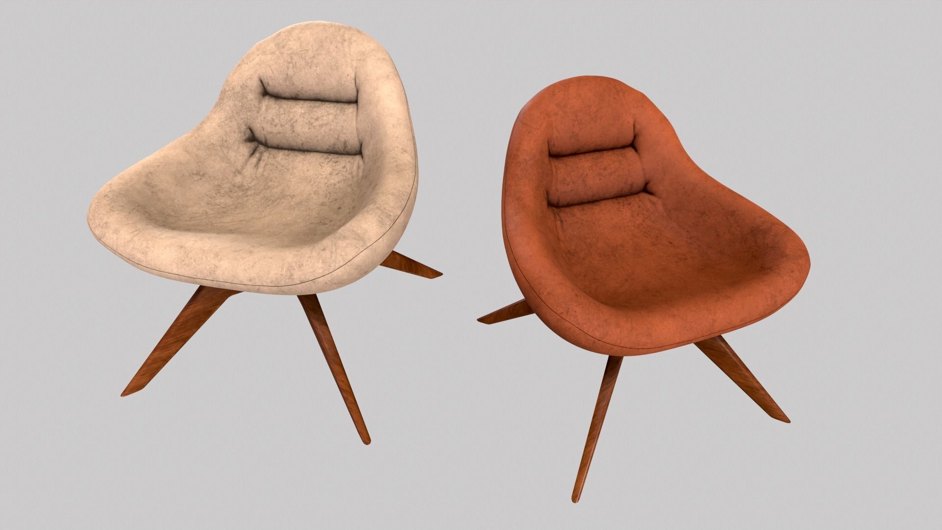 lounge puff chair free 3D model | CGTrader