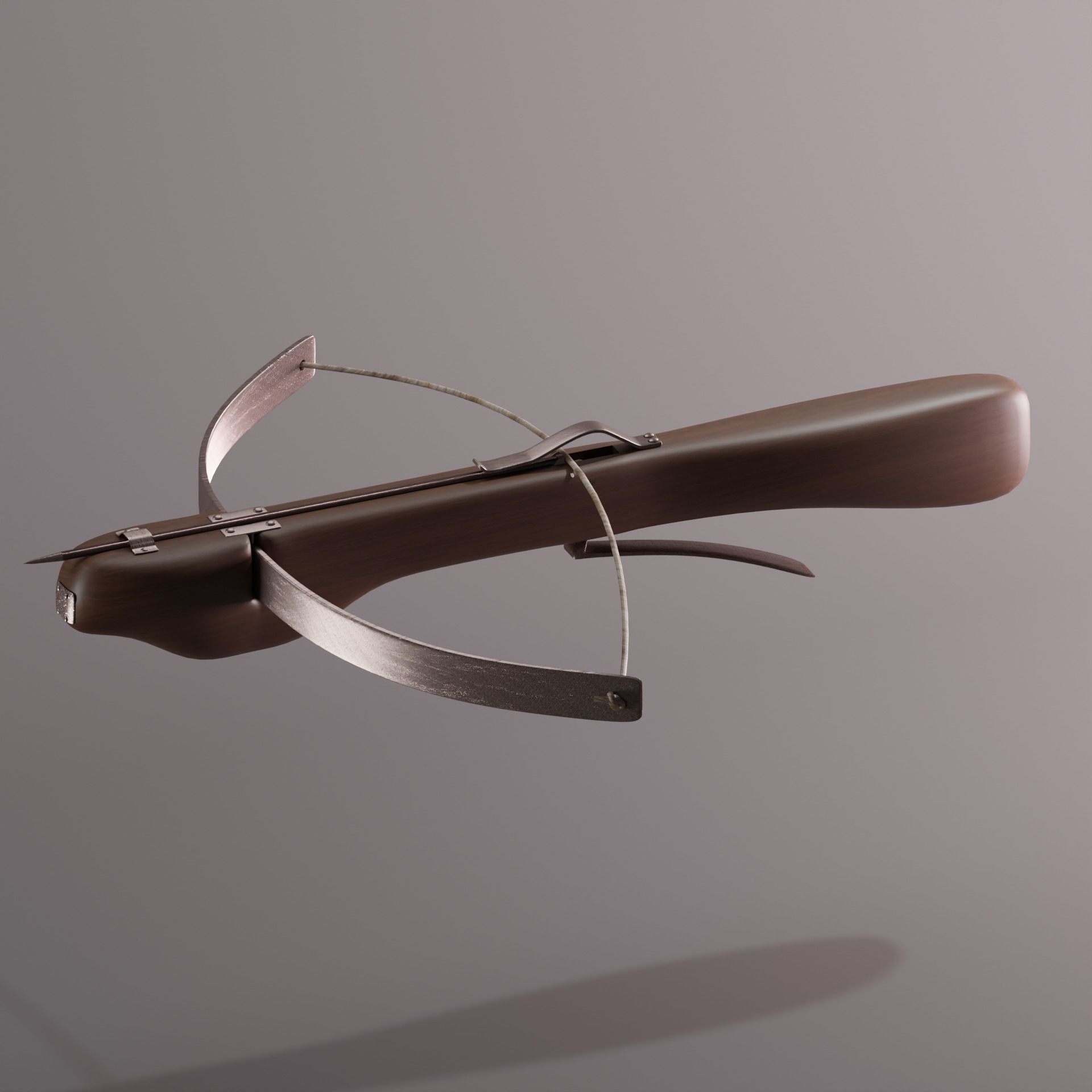 arbalet bow and arrow 3D model | CGTrader