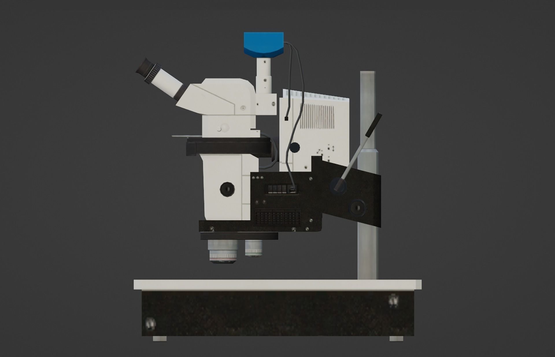 3D model Microscope VR / AR / low-poly | CGTrader