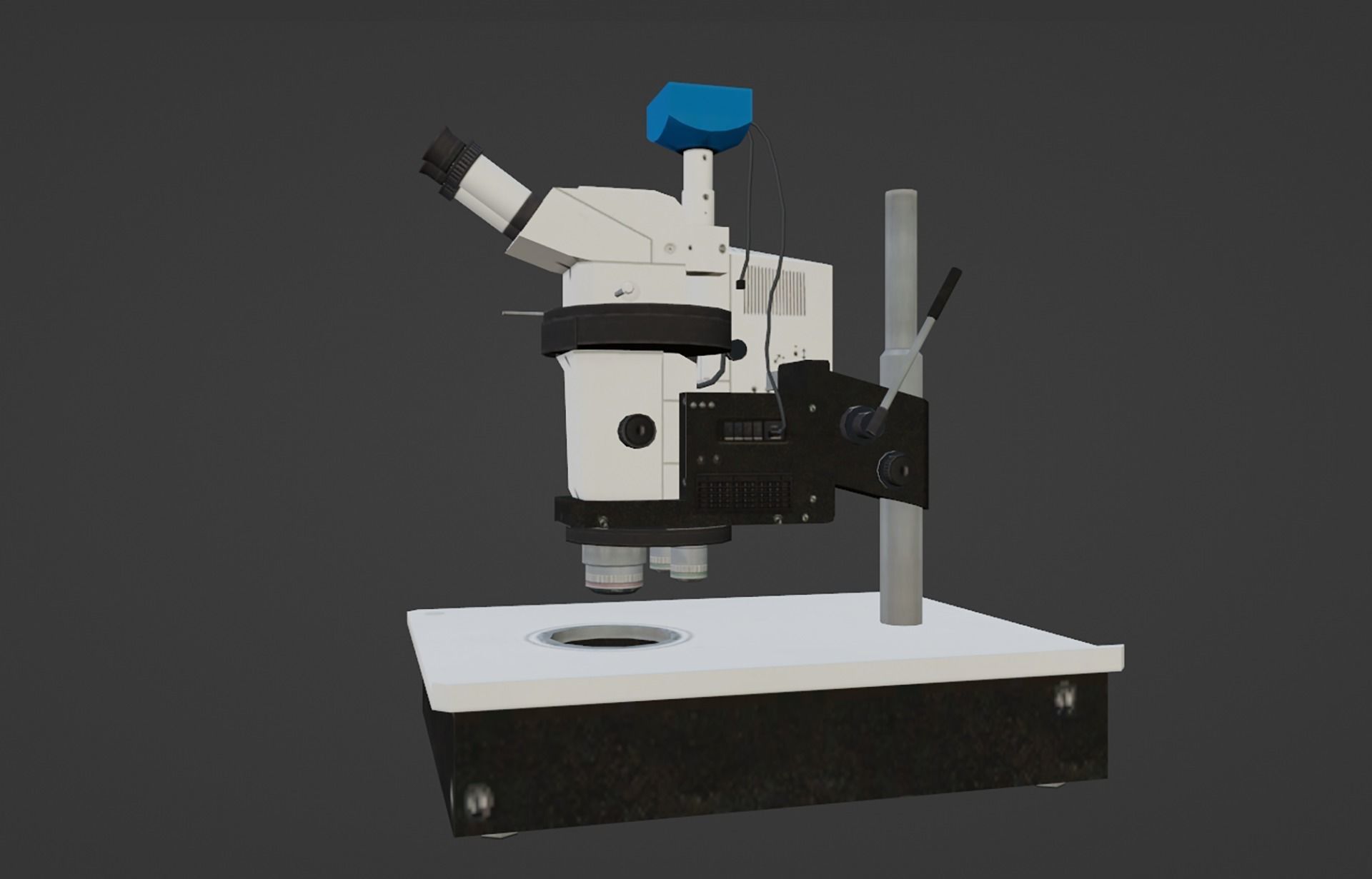 3D model Microscope VR / AR / low-poly | CGTrader