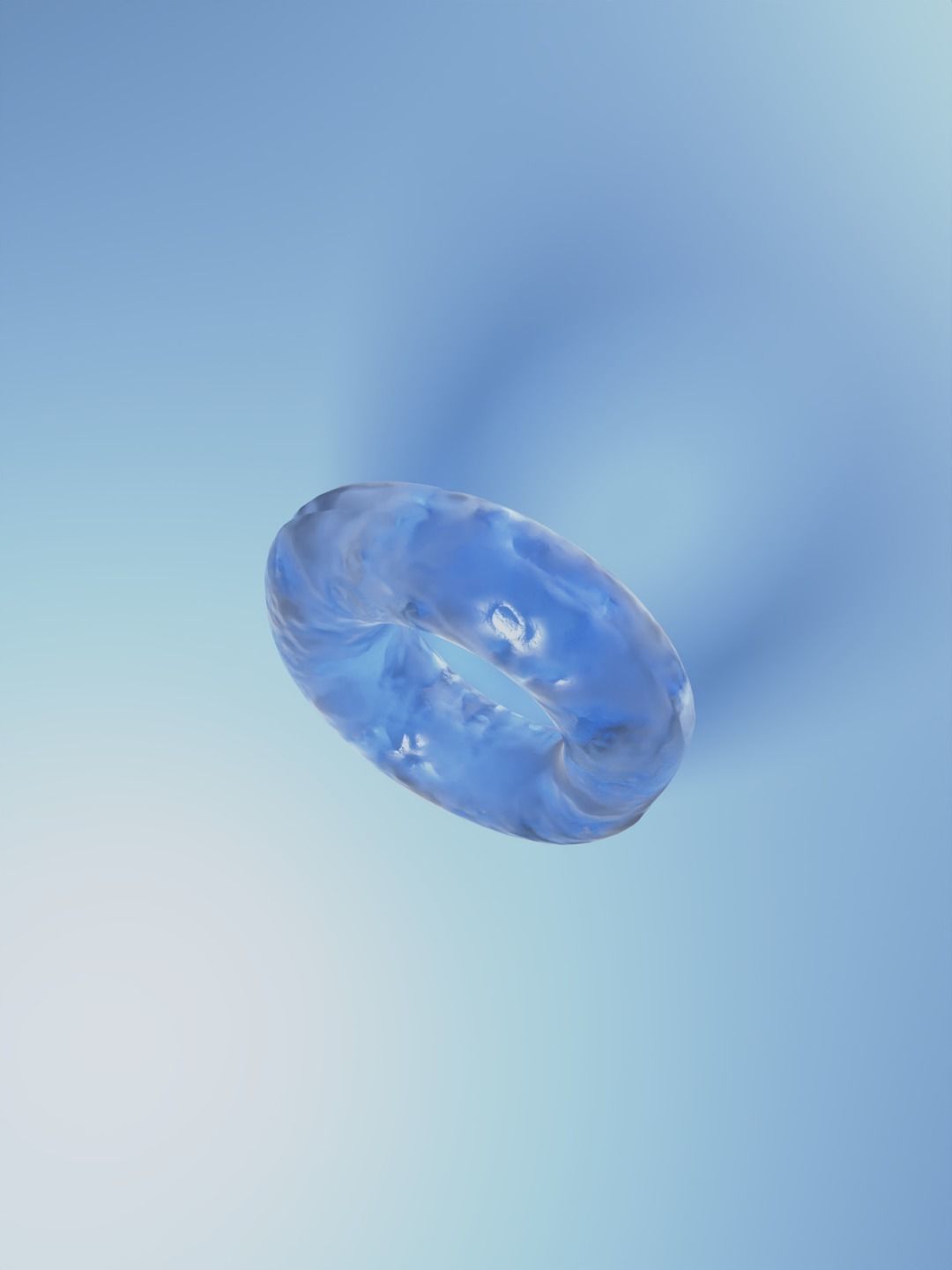 Ready to use Ice-donut 3d model 3D model | CGTrader