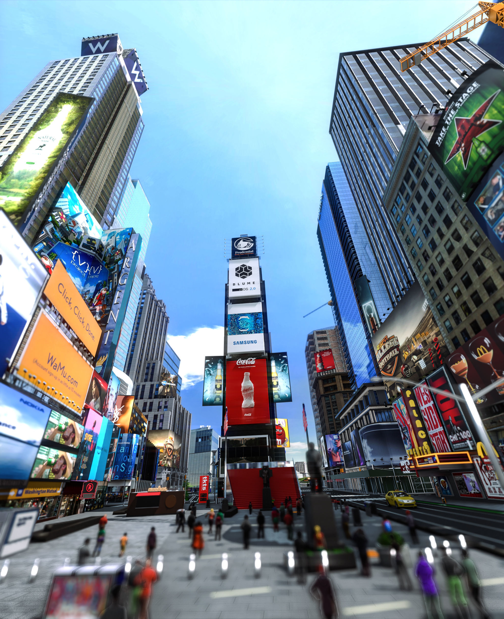 TIMES SQUARE - BROADWAY 3D model | CGTrader