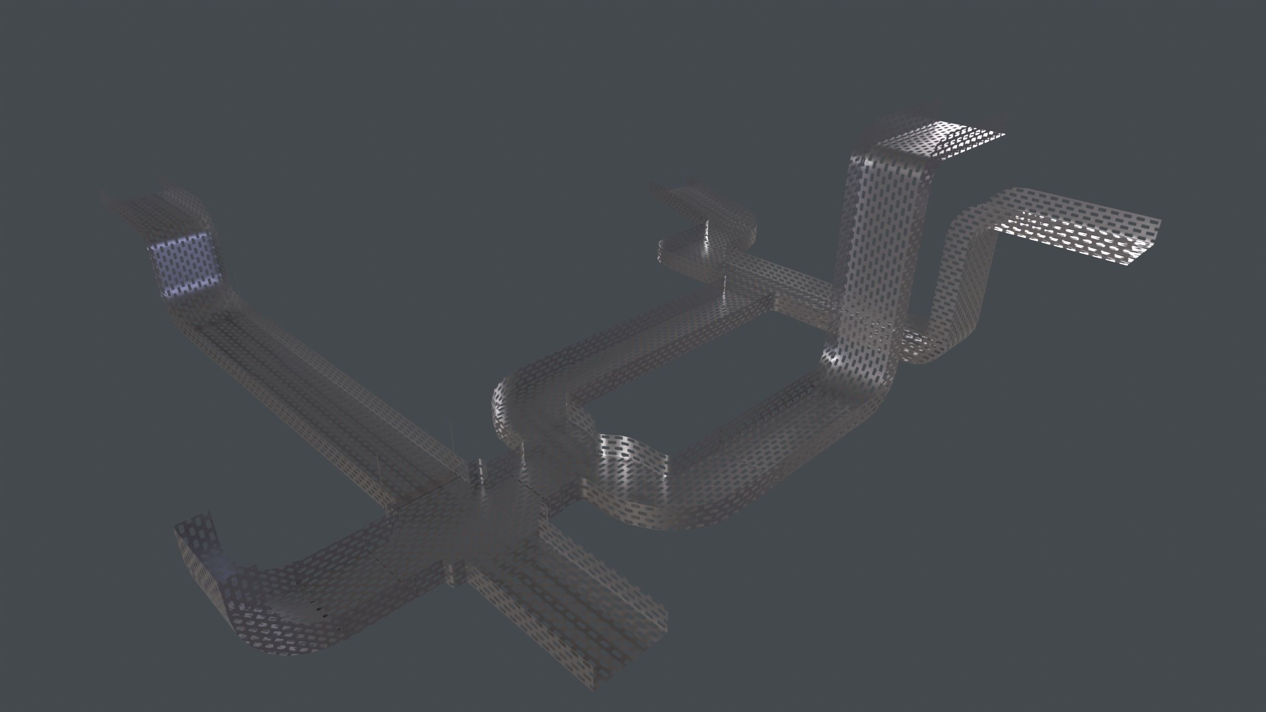 3D model cable tray VR / AR / low-poly | CGTrader