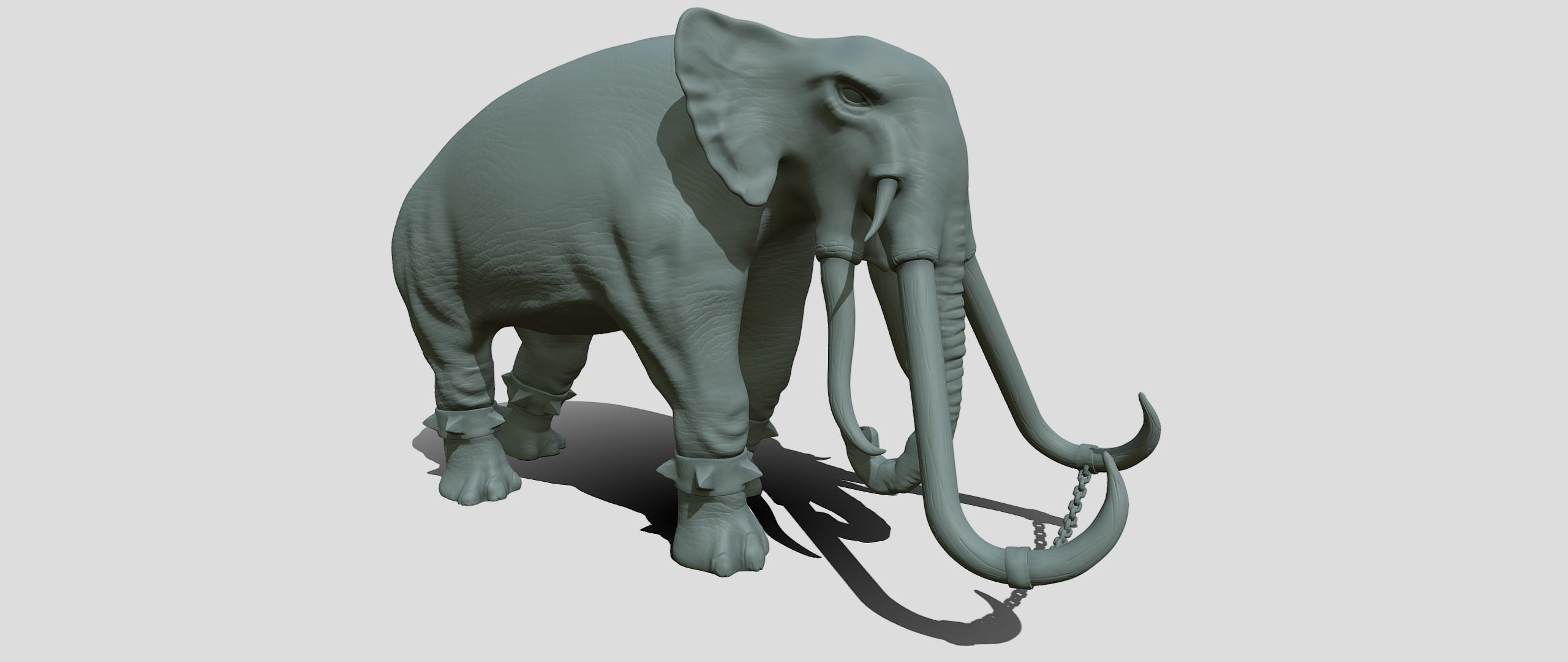 War elephants 3D model | CGTrader