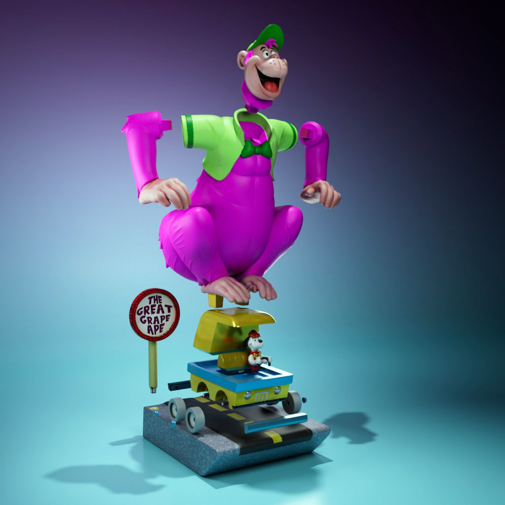 The Great Grape Ape 3D model 3D printable | CGTrader