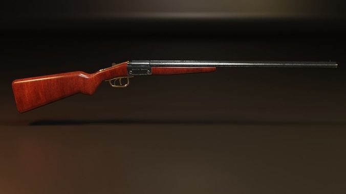 3D model Double Barrel VR / AR / low-poly | CGTrader