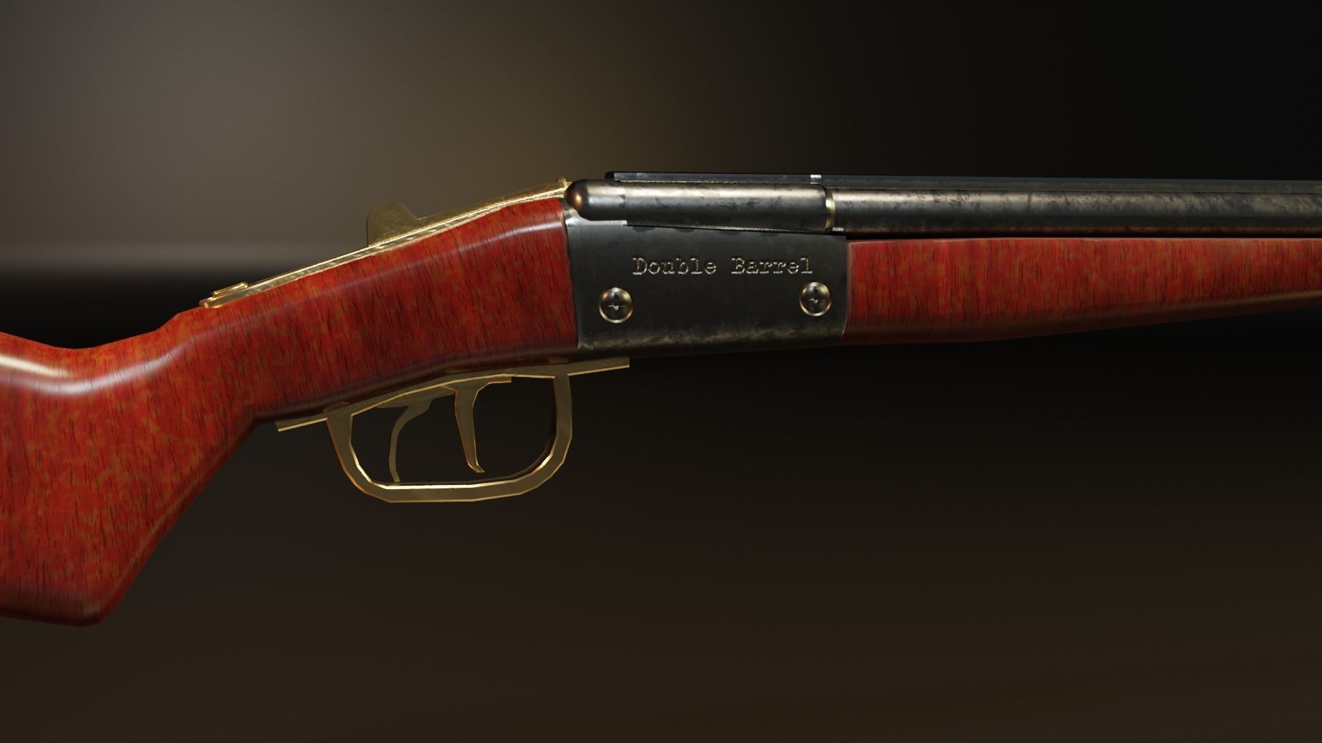 3D model Double Barrel VR / AR / low-poly | CGTrader