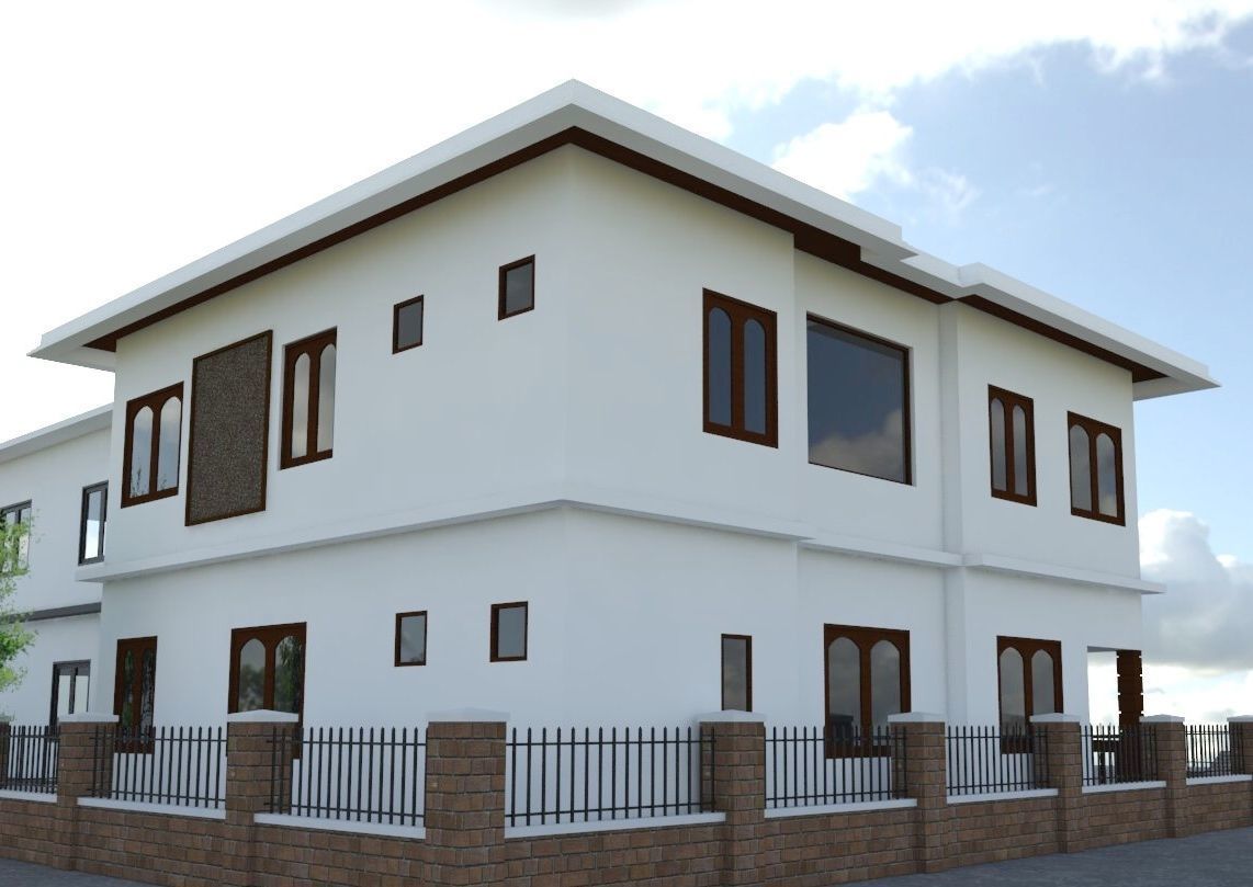 2 storey Building 3D model | CGTrader