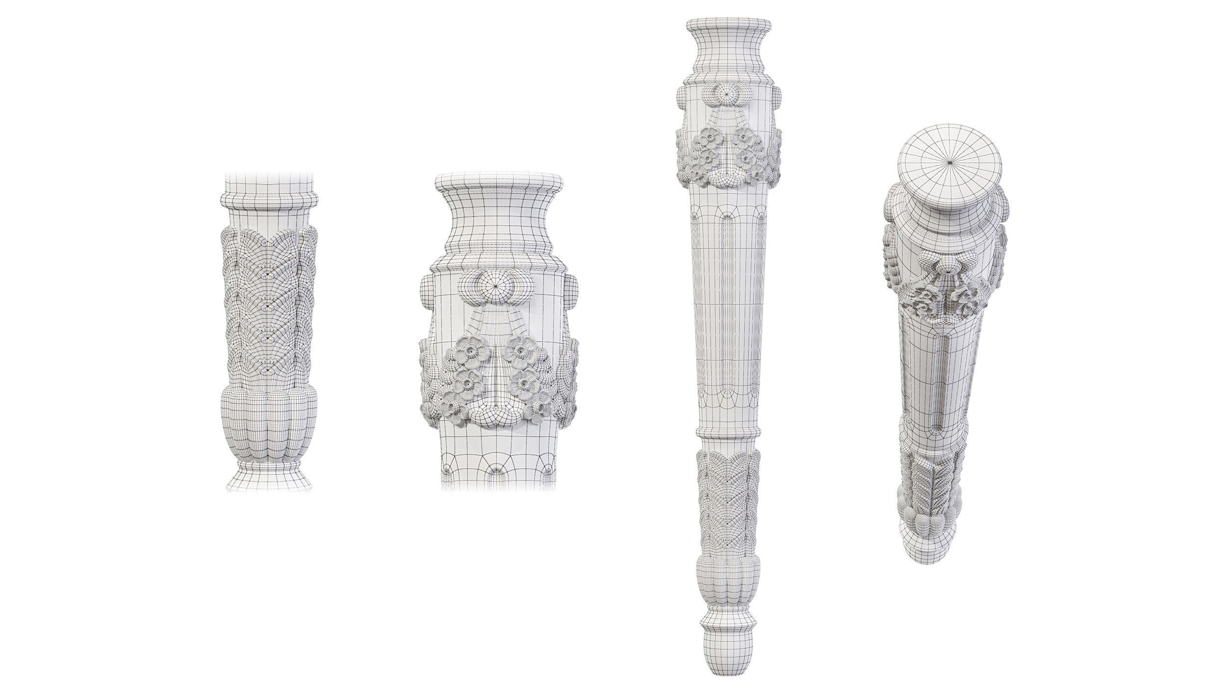 Classic leg 033 3D model | CGTrader