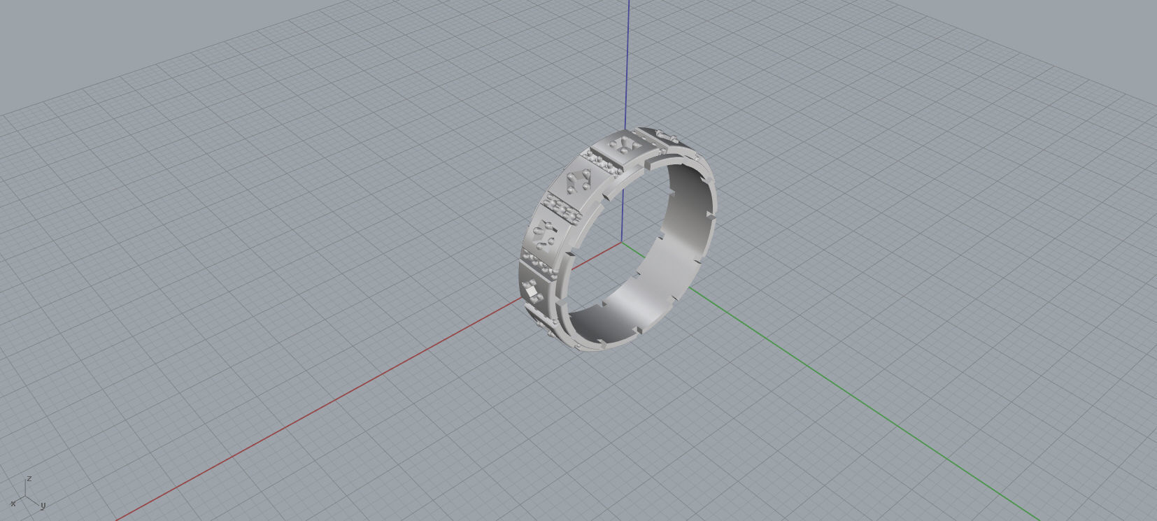 Mens ring 3d print model A36 free 3D model 3D printable | CGTrader