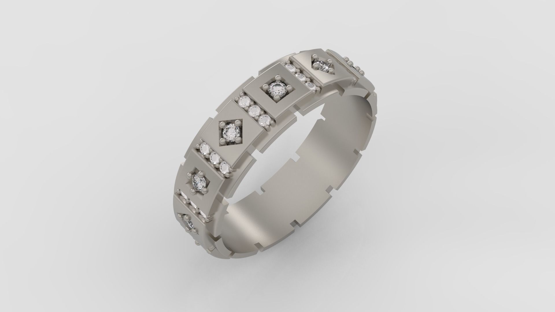 Mens ring 3d print model A36 free 3D model 3D printable | CGTrader