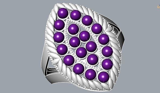DORICA BALL RING 3D model | CGTrader