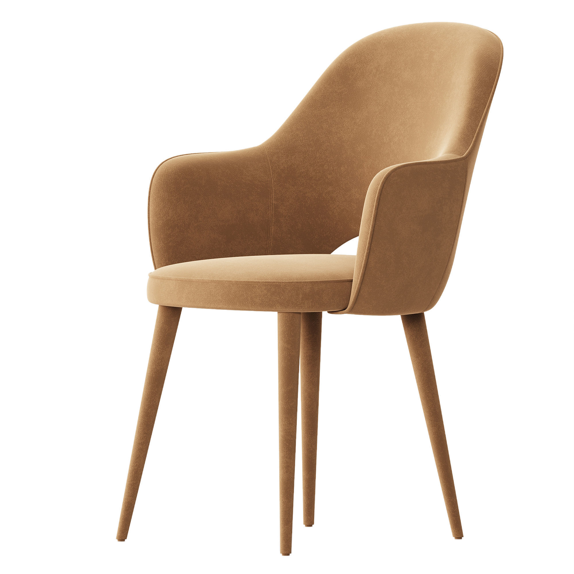 pols potten velvet chair 3D model | CGTrader