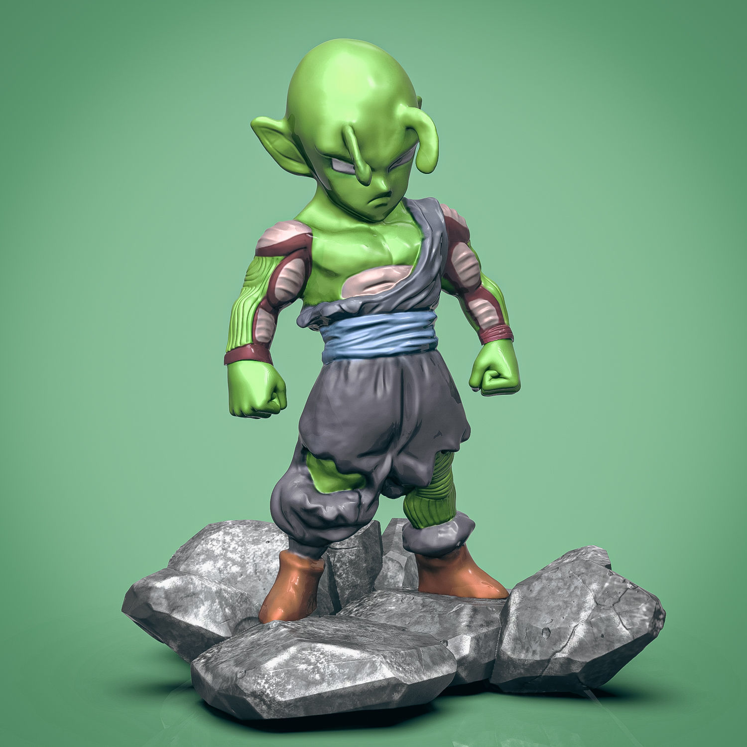 Picolo Dragon Ball 3D Printable free 3D model 3D printable | CGTrader