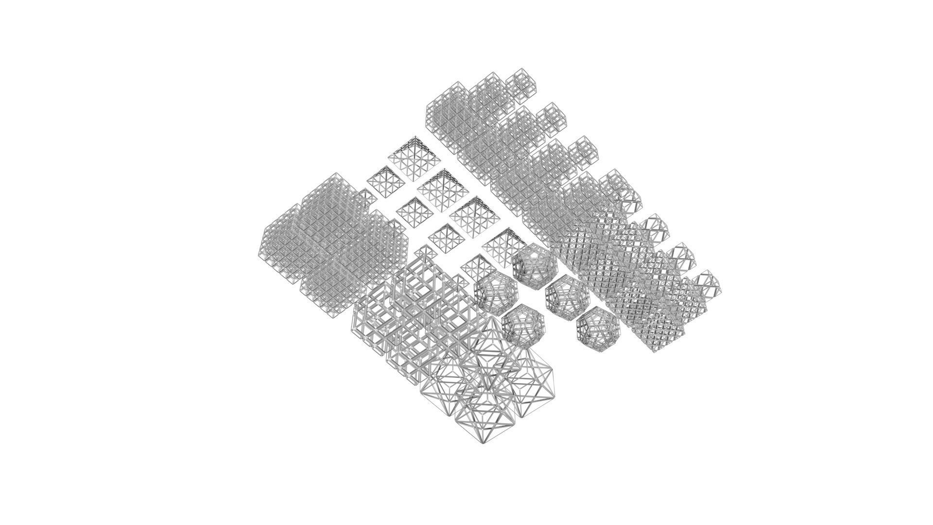 Rubiks Cube Set 3D model | CGTrader