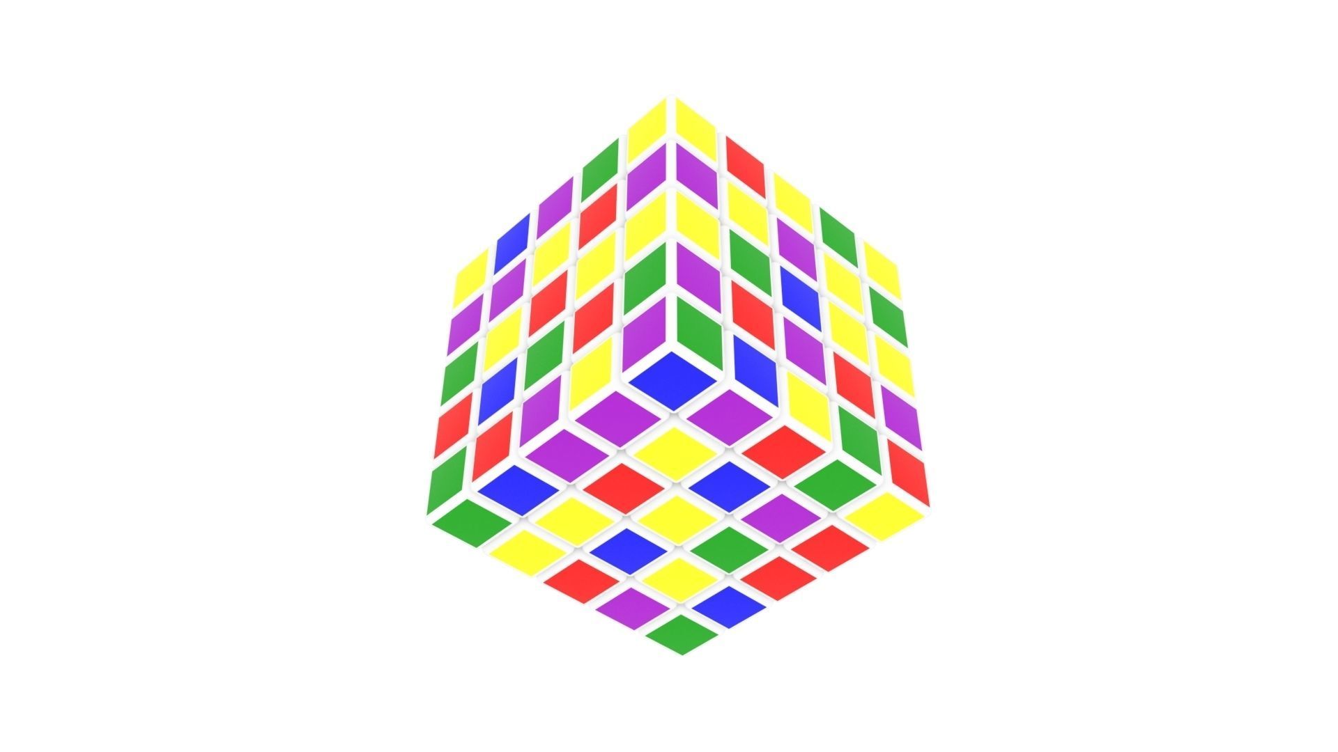 Rubiks Cube 5x5x5 3D model | CGTrader