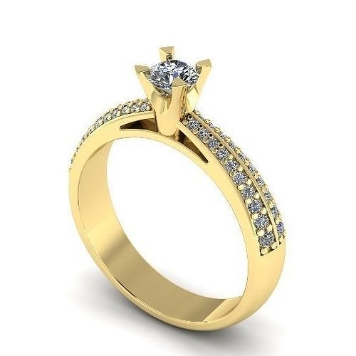 Soliter Ring Model 1920 3D model 3D printable | CGTrader