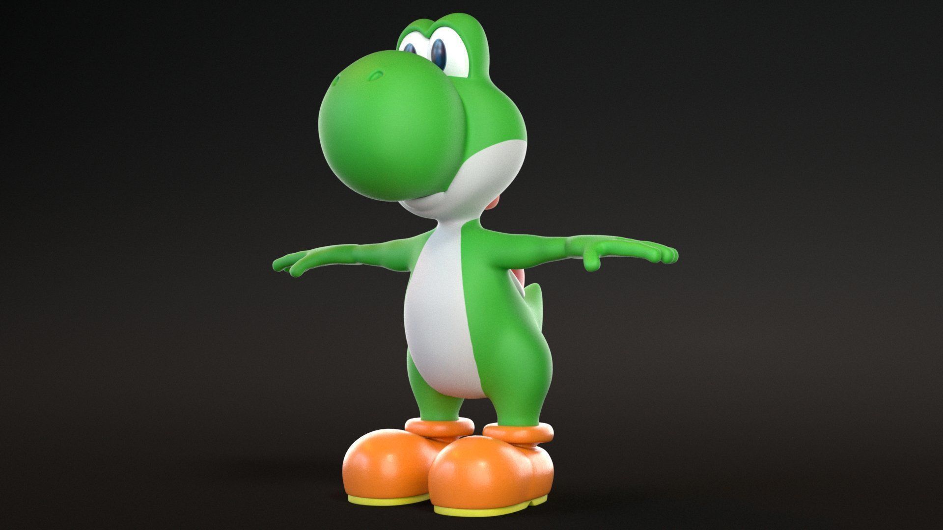 3D model Yoshi From Super Mario VR / AR / low-poly | CGTrader