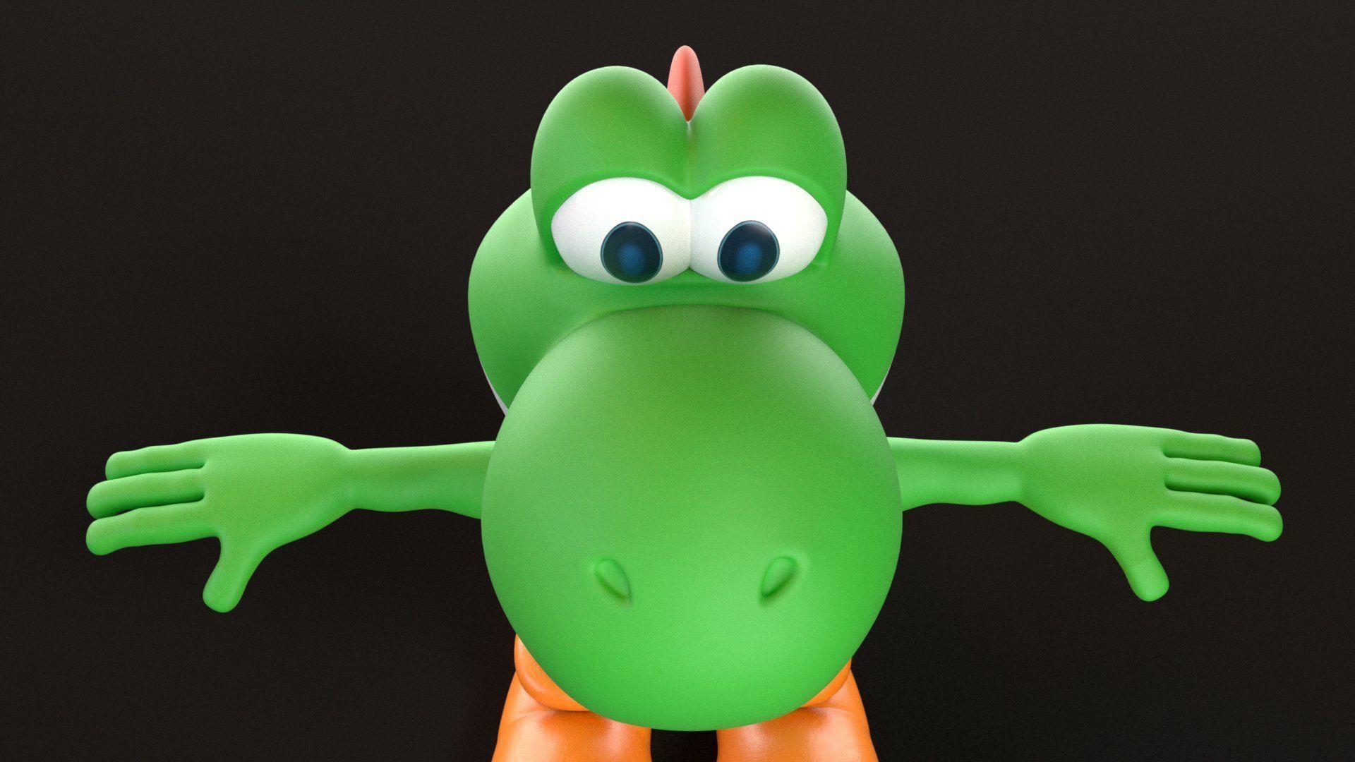 3D model Yoshi From Super Mario VR / AR / low-poly | CGTrader